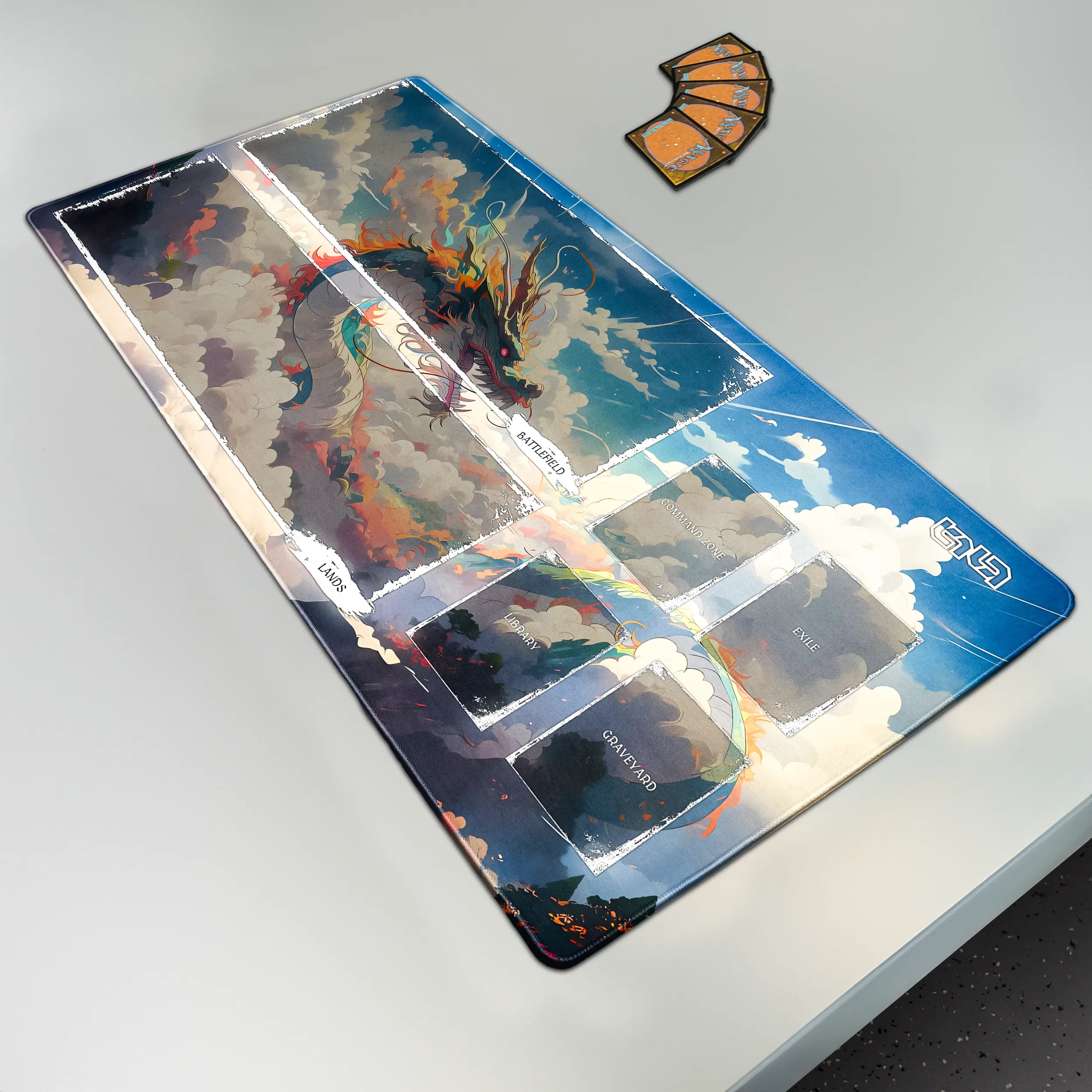 TCG Mat Magic The Gathering Rankinia Dragon – Tilt